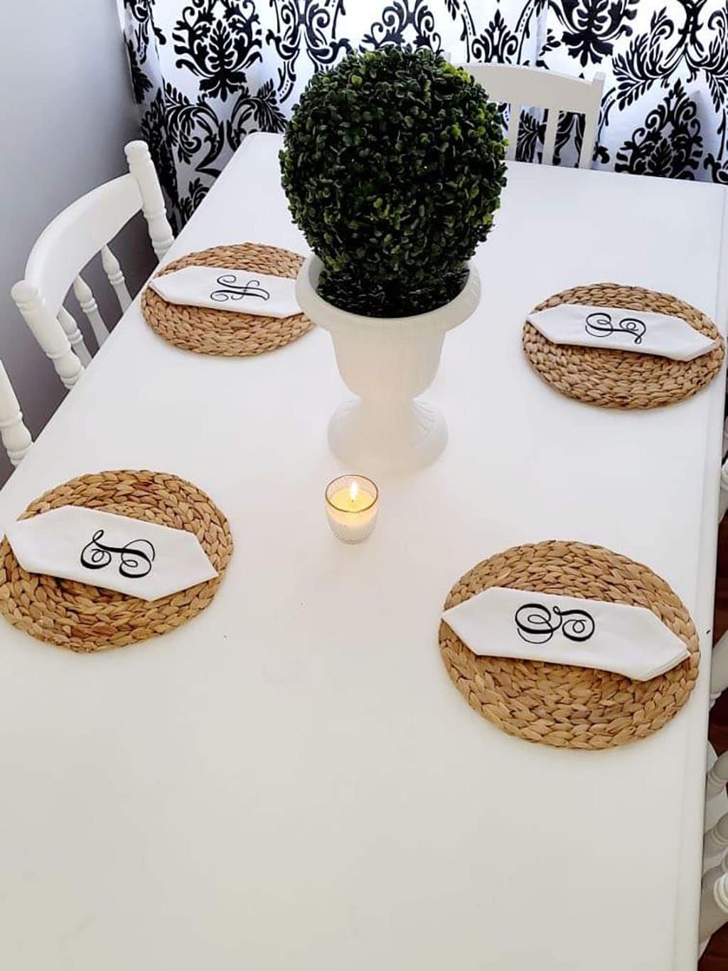 Monogrammed table linen - Amour de la Maison